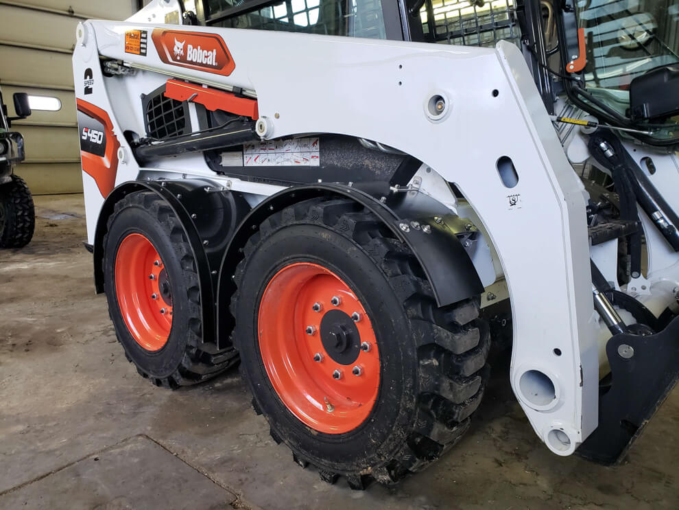 Bobcat Fenders | D-Fender | De Forest, WI | Custom Fenders for Skid Loaders
