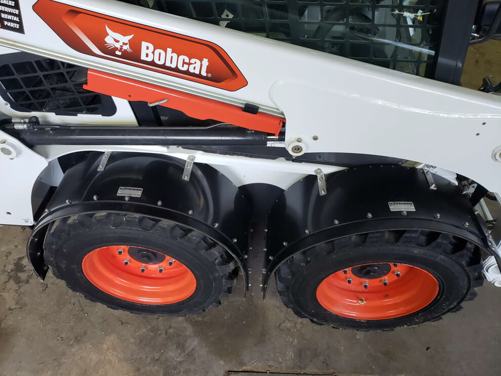 Bobcat Fenders | D-Fender | De Forest, WI | Custom Fenders for Skid Loaders