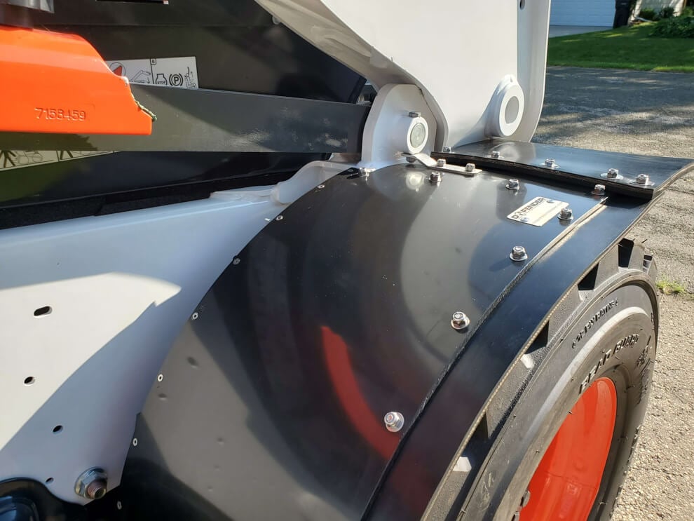 Bobcat Fenders | D-Fender | De Forest, WI | Custom Fenders for Skid Loaders