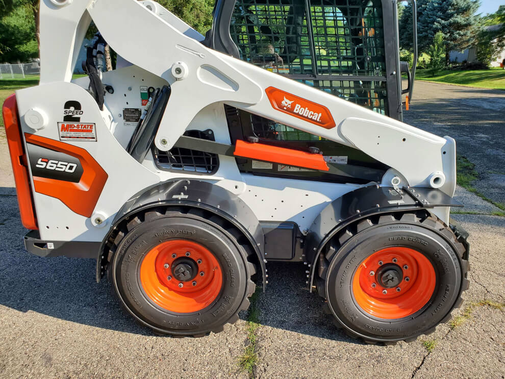 Bobcat Fenders | D-Fender | De Forest, WI | Custom Fenders for Skid Loaders