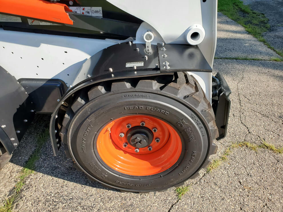 Bobcat Fenders | D-Fender | De Forest, WI | Custom Fenders for Skid Loaders
