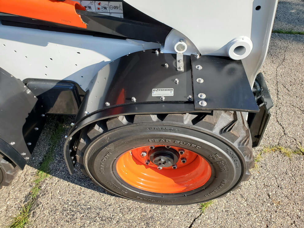 Bobcat Fenders | D-Fender | De Forest, WI | Custom Fenders for Skid Loaders