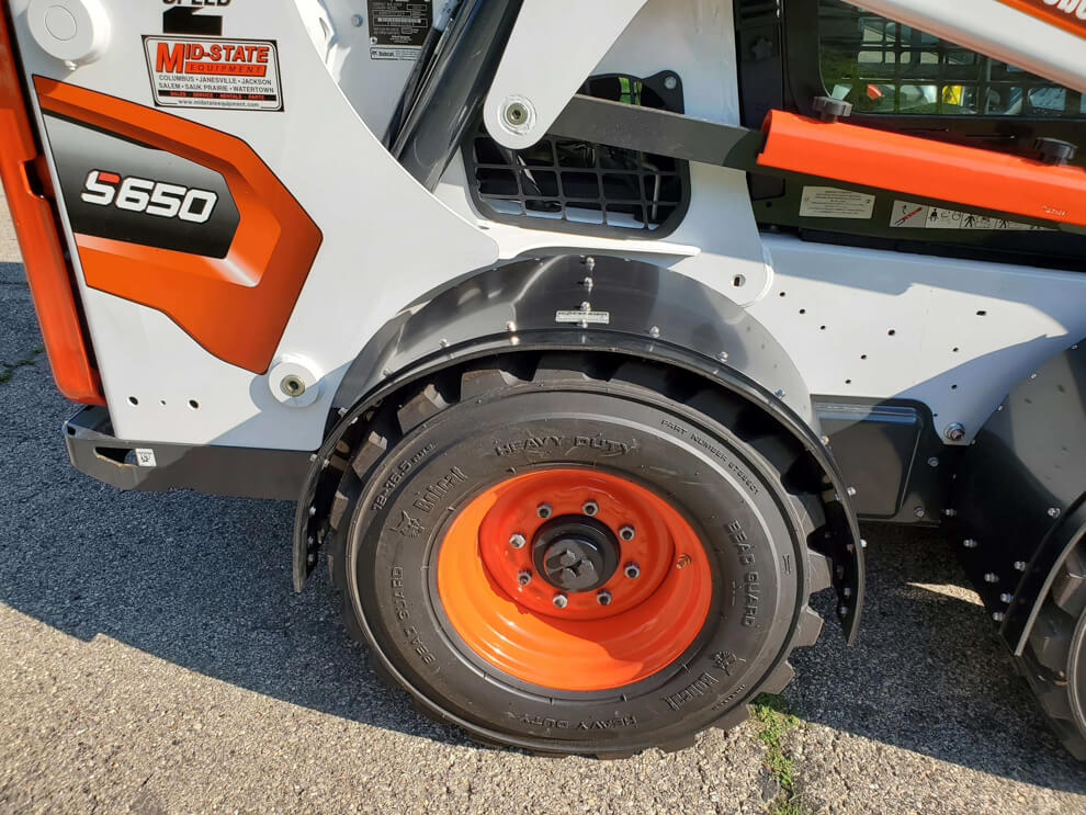 Bobcat Fenders | D-Fender | De Forest, WI | Custom Fenders for Skid Loaders