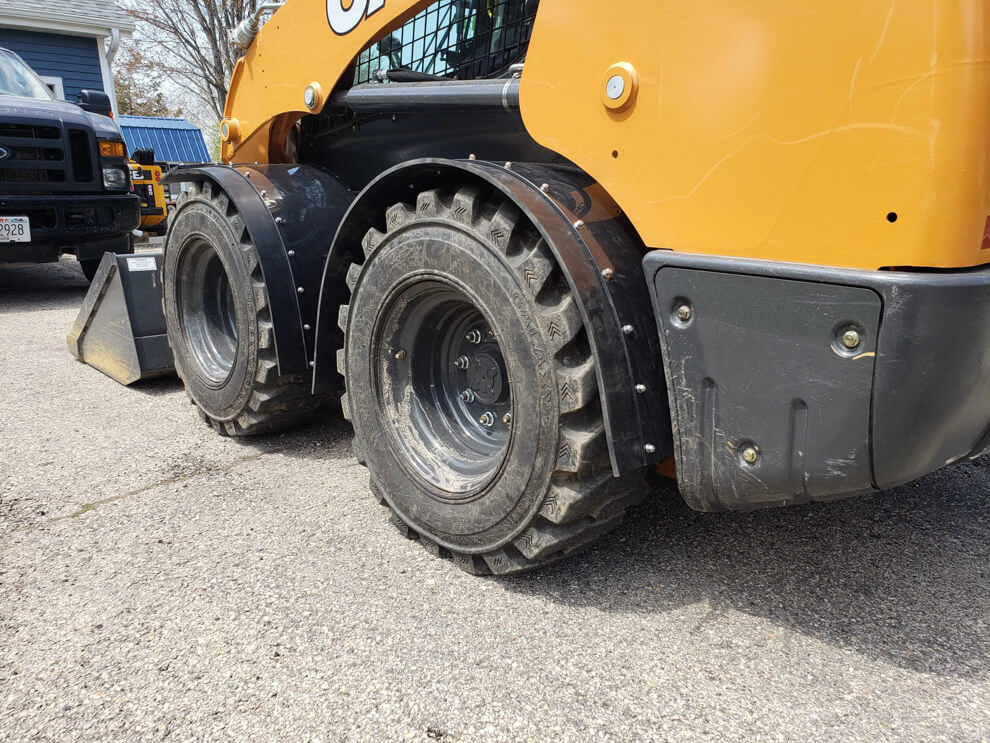 Case Fenders | D-Fender | De Forest, WI | Custom Fenders for Skid Loaders