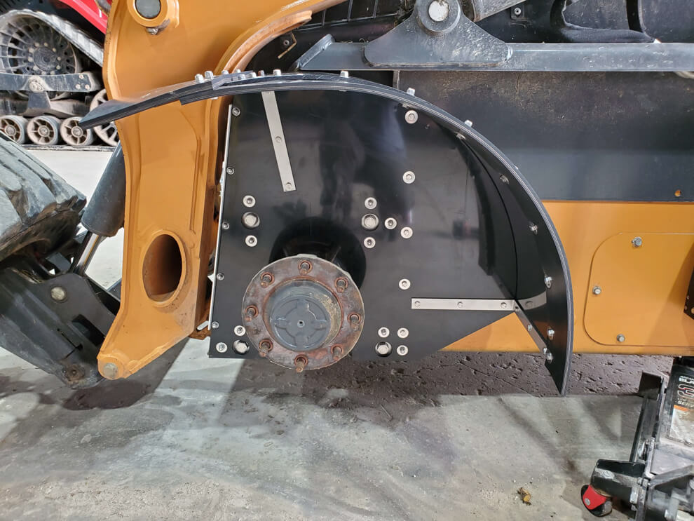 Case Fenders | D-Fender | De Forest, WI | Custom Fenders for Skid Loaders