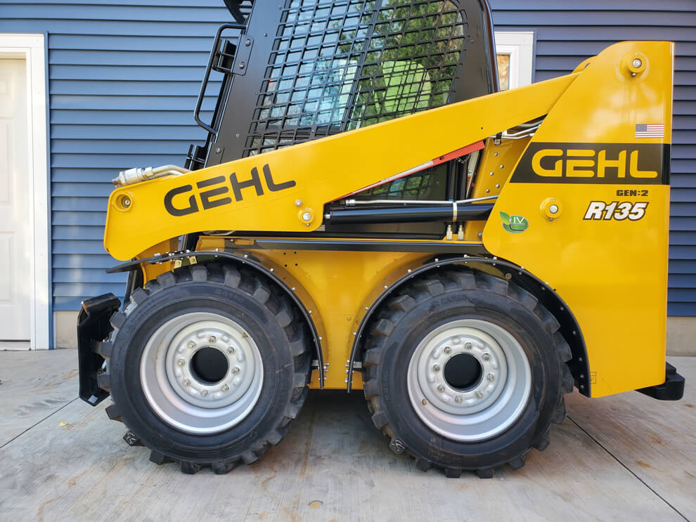 Gehl Fenders | D-Fender | De Forest, WI | Custom Fenders for Skid Loaders