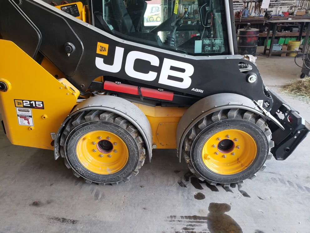 JCB Fenders | D-Fender | De Forest, WI | Custom Fenders for Skid Loaders