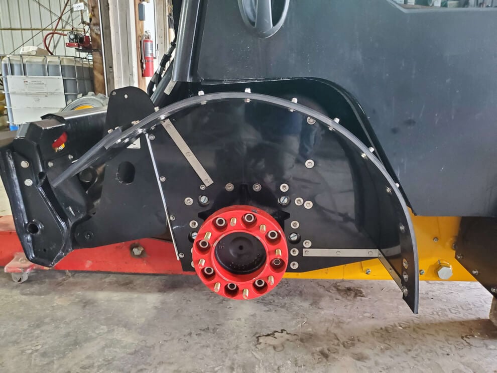 JCB Fenders | D-Fender | De Forest, WI | Custom Fenders for Skid Loaders