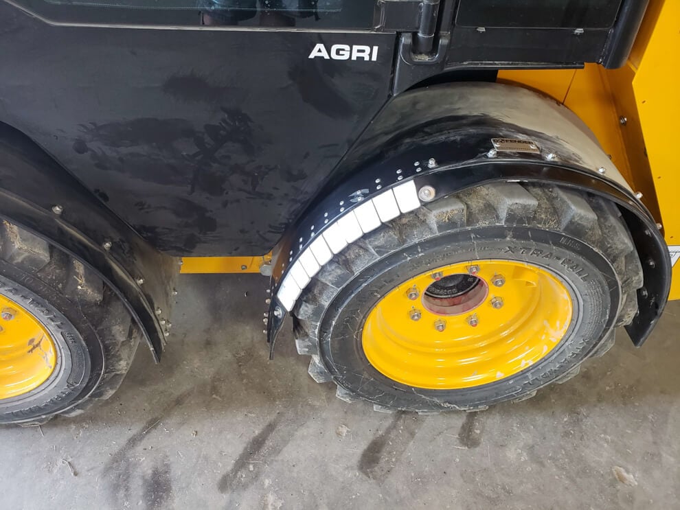 JCB Fenders | D-Fender | De Forest, WI | Custom Fenders for Skid Loaders