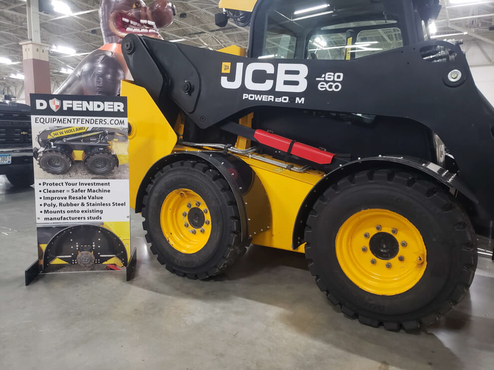 JCB Fenders | D-Fender | De Forest, WI | Custom Fenders for Skid Loaders