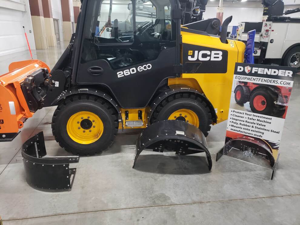 JCB Fenders | D-Fender | De Forest, WI | Custom Fenders for Skid Loaders
