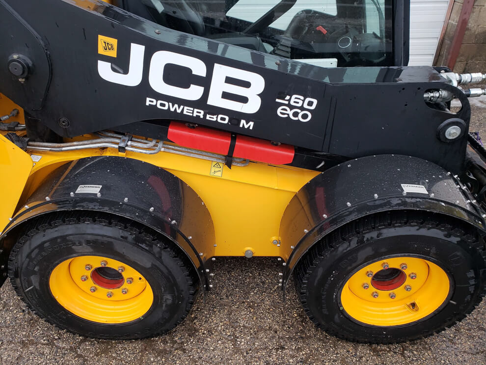 JCB Fenders | D-Fender | De Forest, WI | Custom Fenders for Skid Loaders
