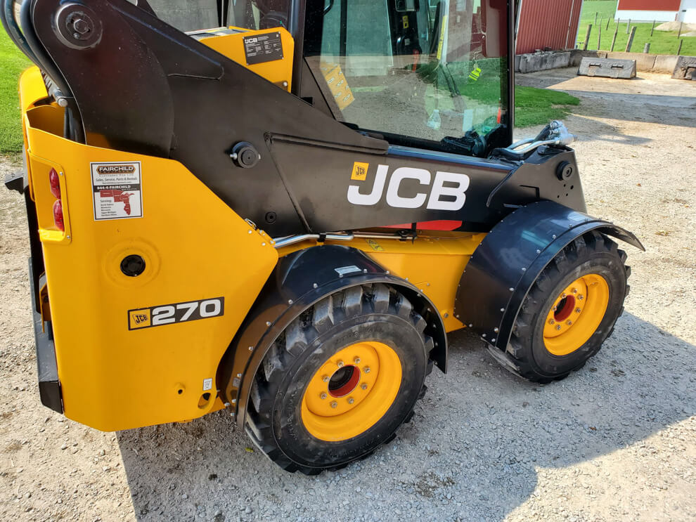 JCB Fenders | D-Fender | De Forest, WI | Custom Fenders for Skid Loaders