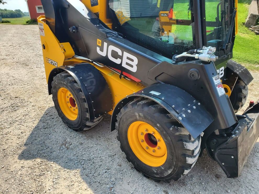JCB Fenders | D-Fender | De Forest, WI | Custom Fenders for Skid Loaders