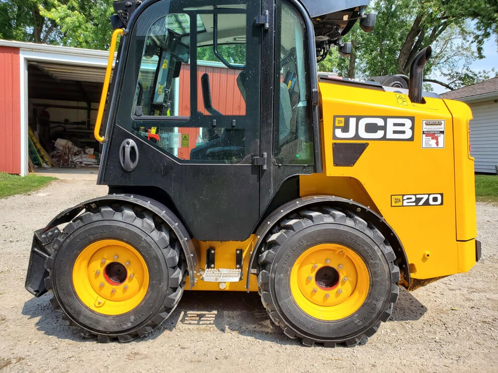 JCB Fenders | D-Fender | De Forest, WI | Custom Fenders for Skid Loaders