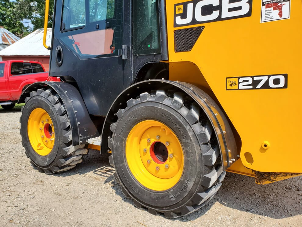 JCB Fenders | D-Fender | De Forest, WI | Custom Fenders for Skid Loaders