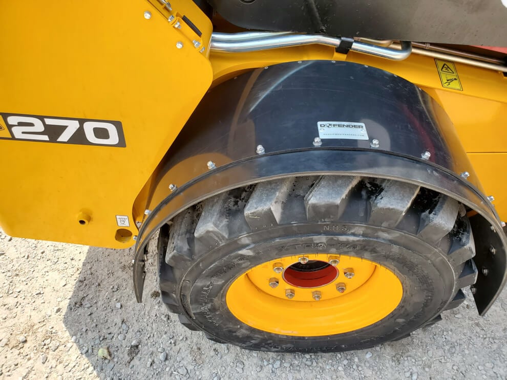 JCB Fenders | D-Fender | De Forest, WI | Custom Fenders for Skid Loaders