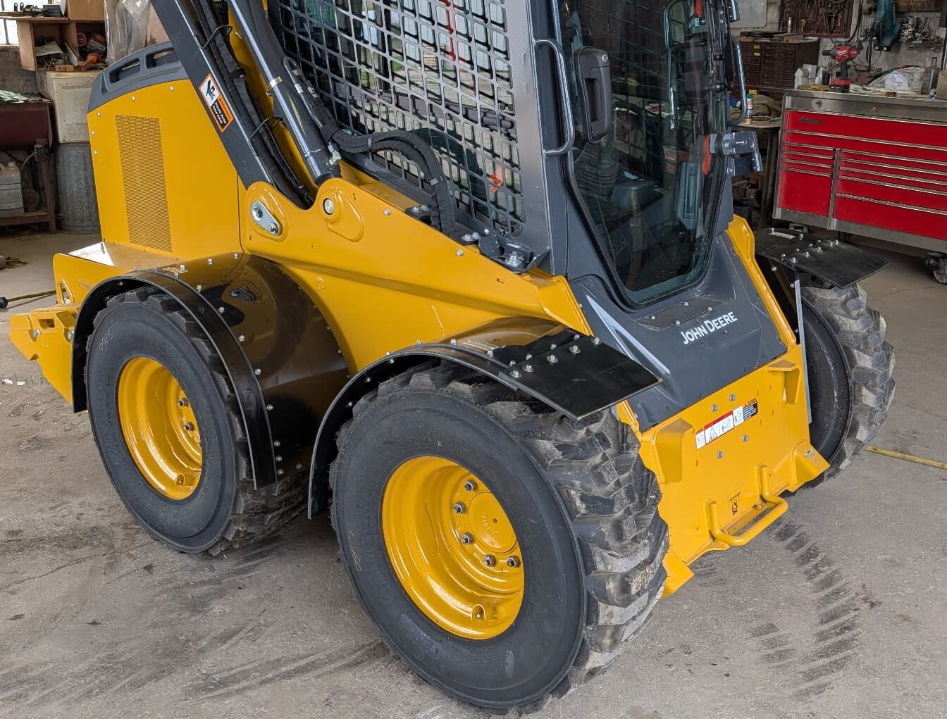 John Deere Fenders | D-Fender | De Forest, WI | Custom Fenders for Skid ...