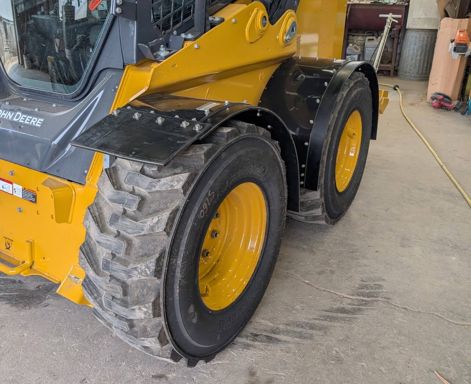 John Deere Fenders | D-Fender | De Forest, WI | Custom Fenders for Skid ...