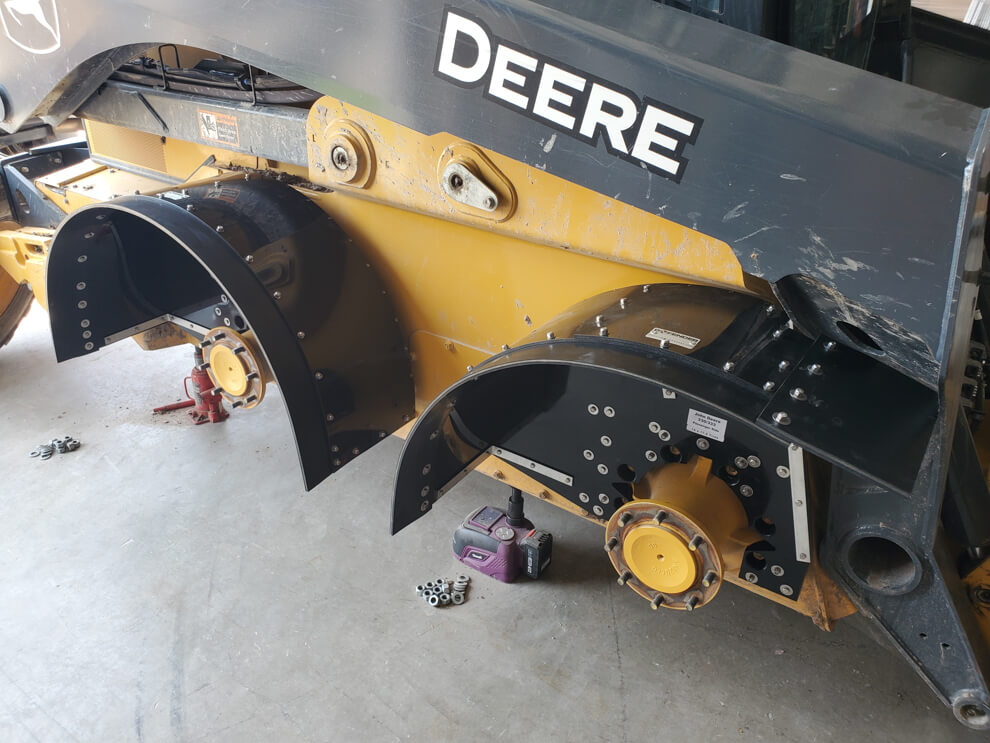 John Deere Fenders | D-Fender | De Forest, WI | Custom Fenders for Skid ...