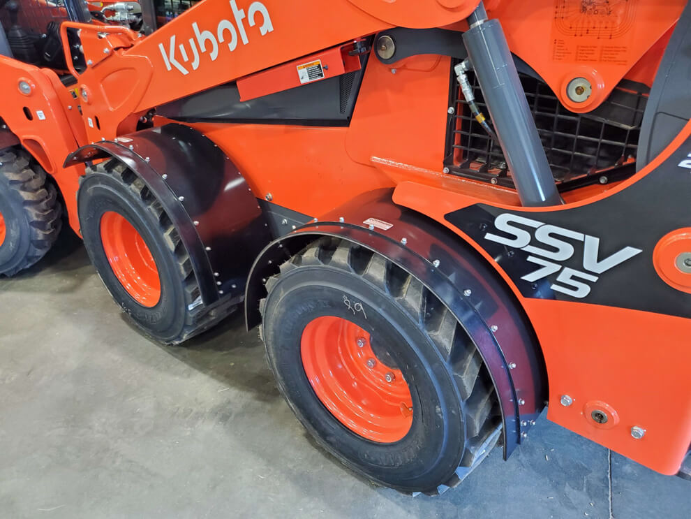 Kubota Fenders | D-Fender | De Forest, WI | Custom Fenders for Skid Loaders