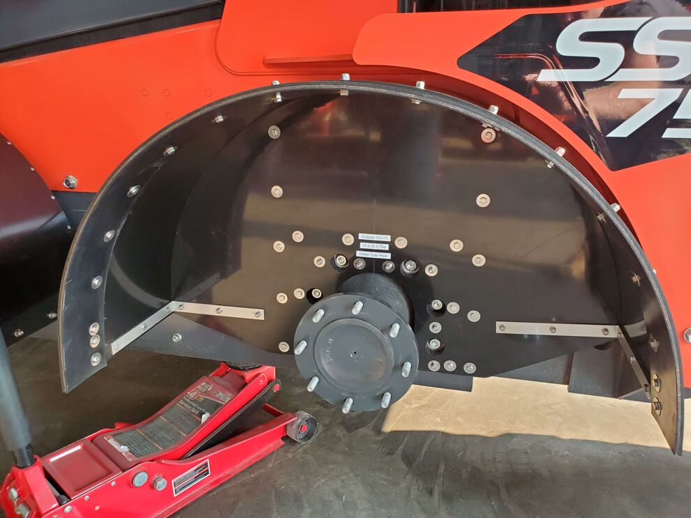 Kubota Fenders | D-Fender | De Forest, WI | Custom Fenders for Skid Loaders